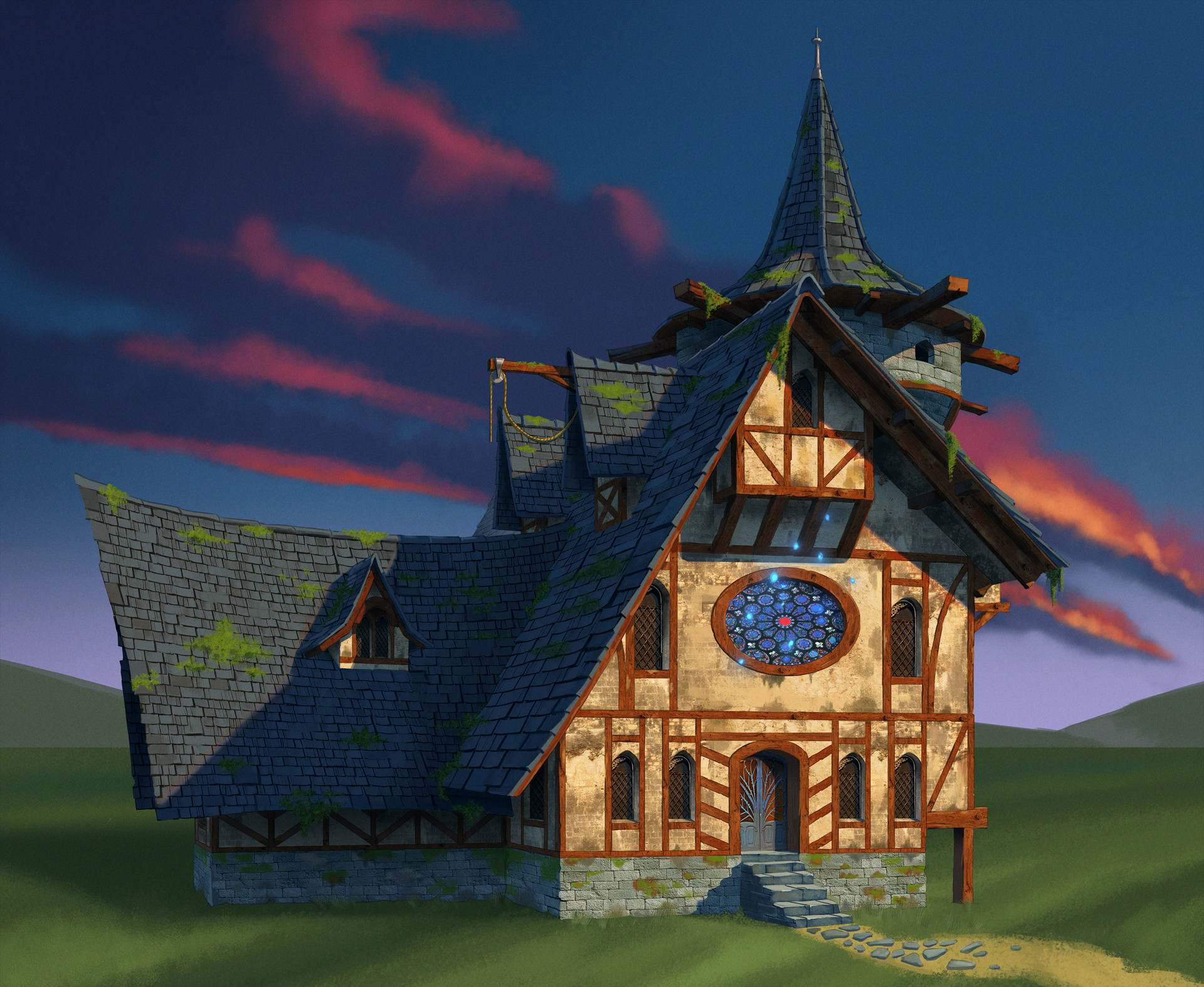 ArtStation - Medieval building concepts