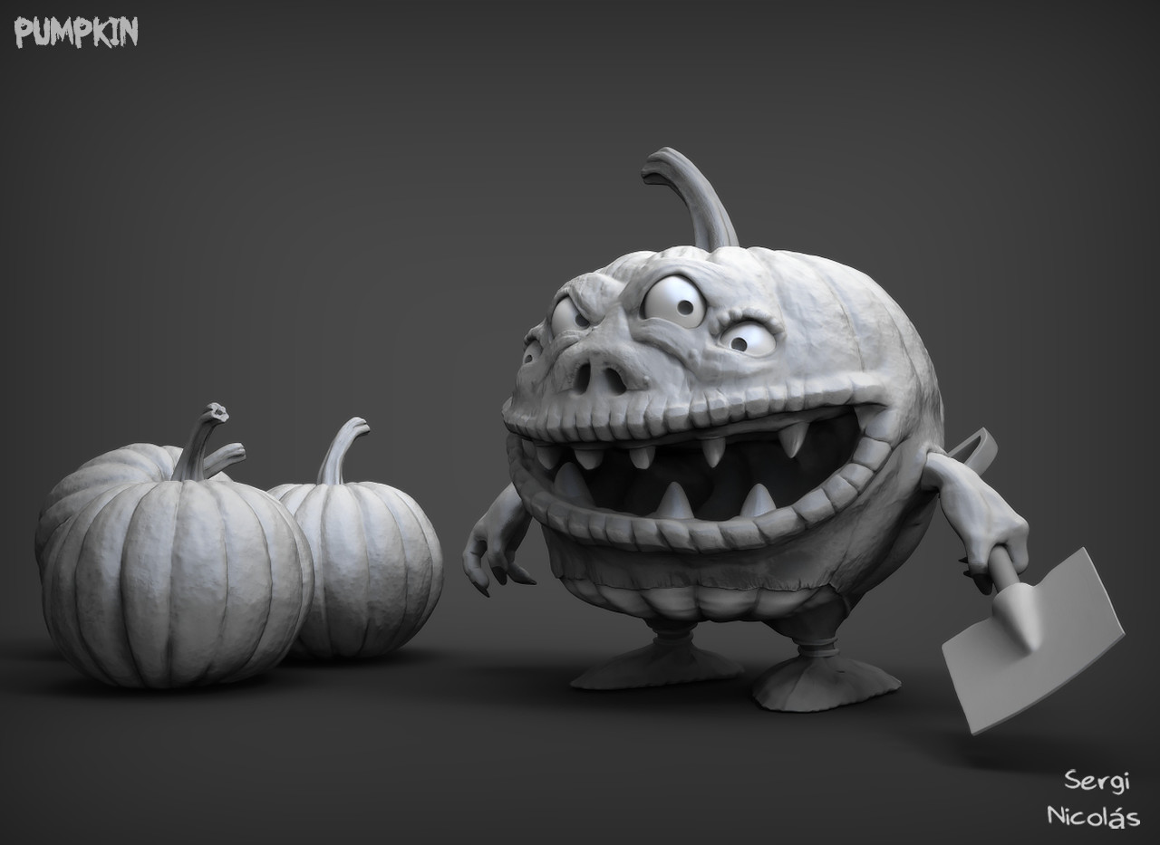 ArtStation - Halloween Pumpkin