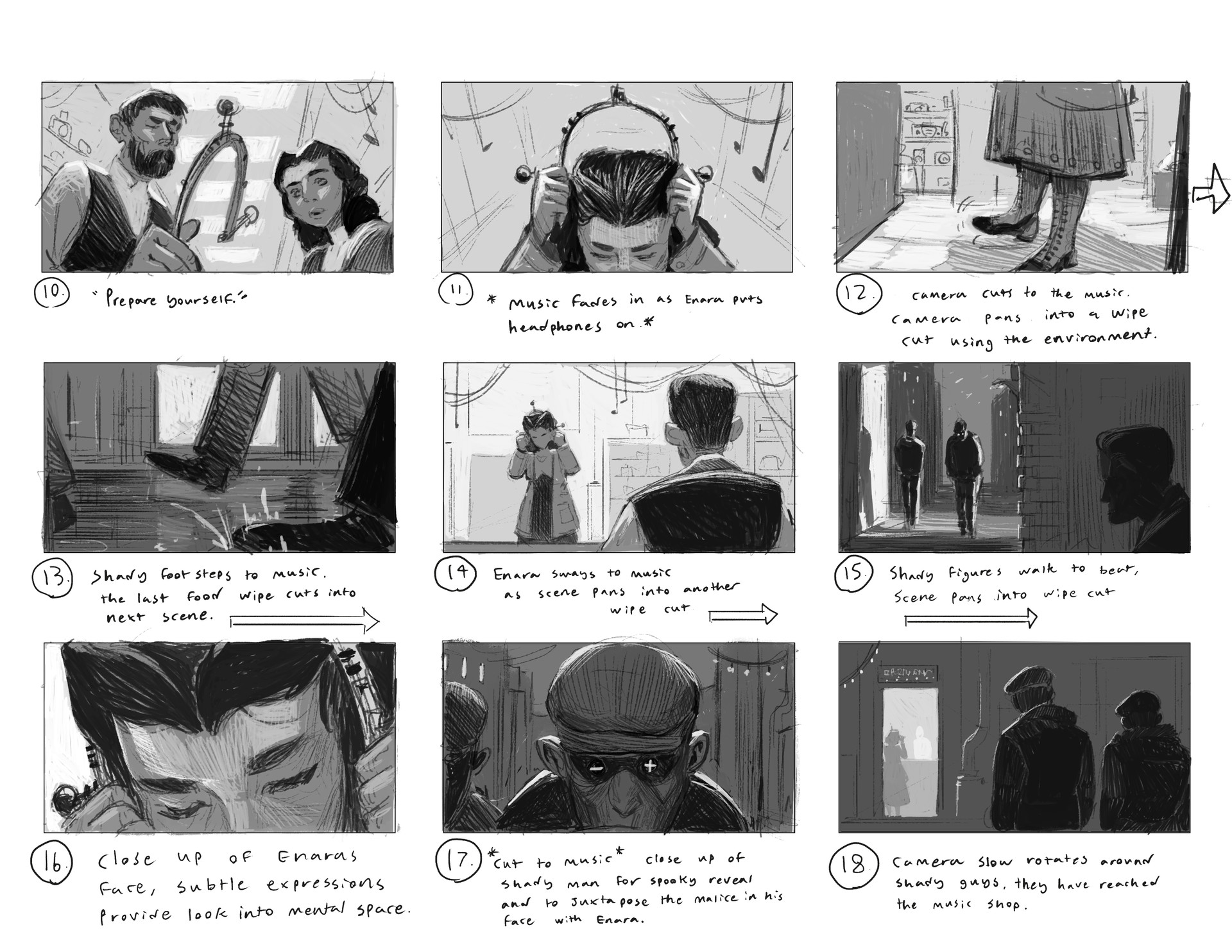 ArtStation - Storyboards for The Convalescent