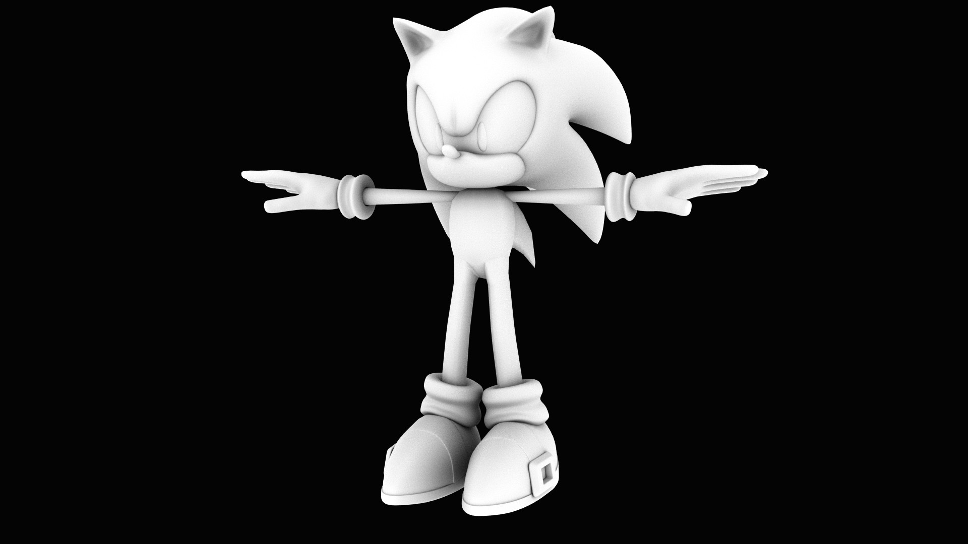ArtStation - Sonic The Hedgehog : Character Modeling
