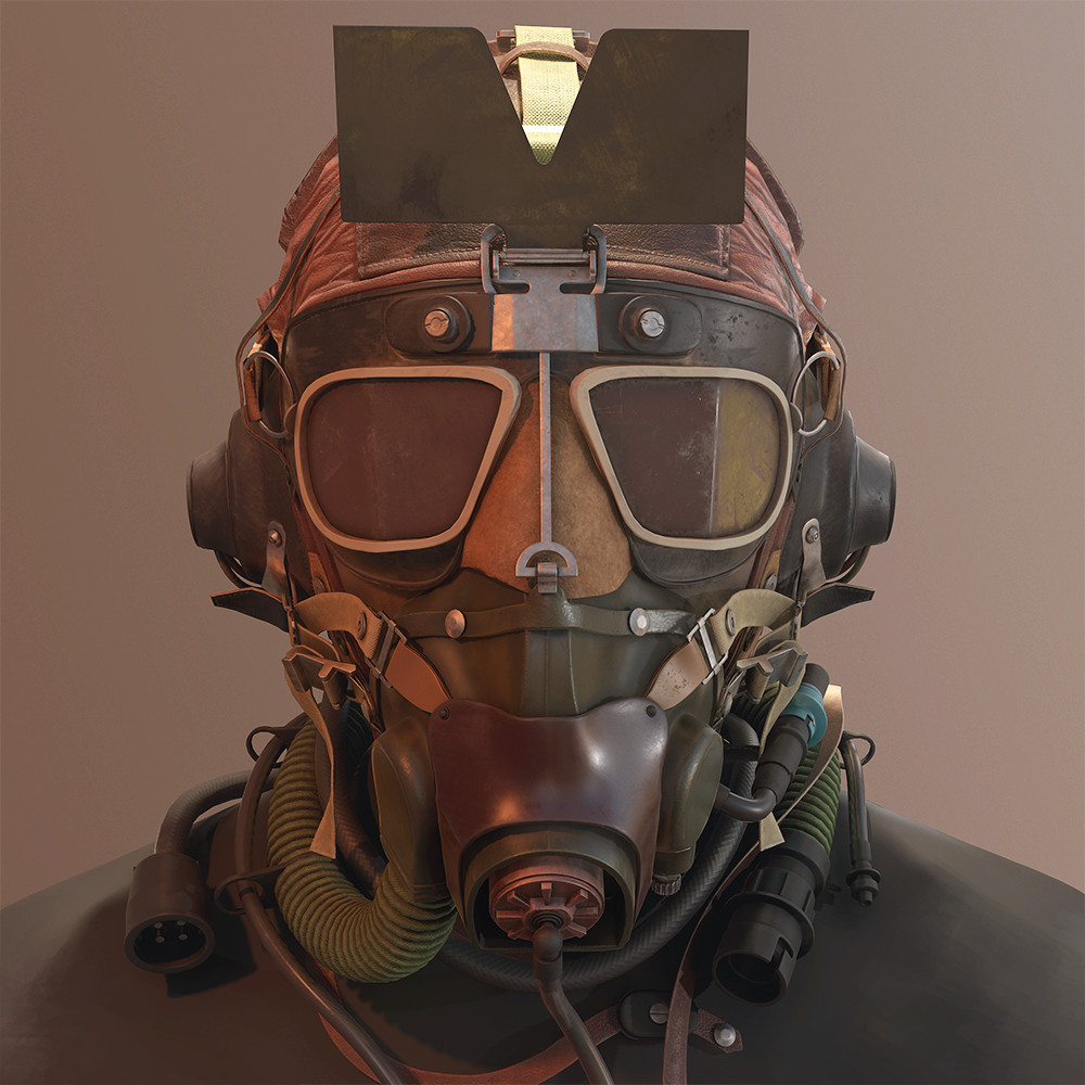 ArtStation - Pilot Helmet