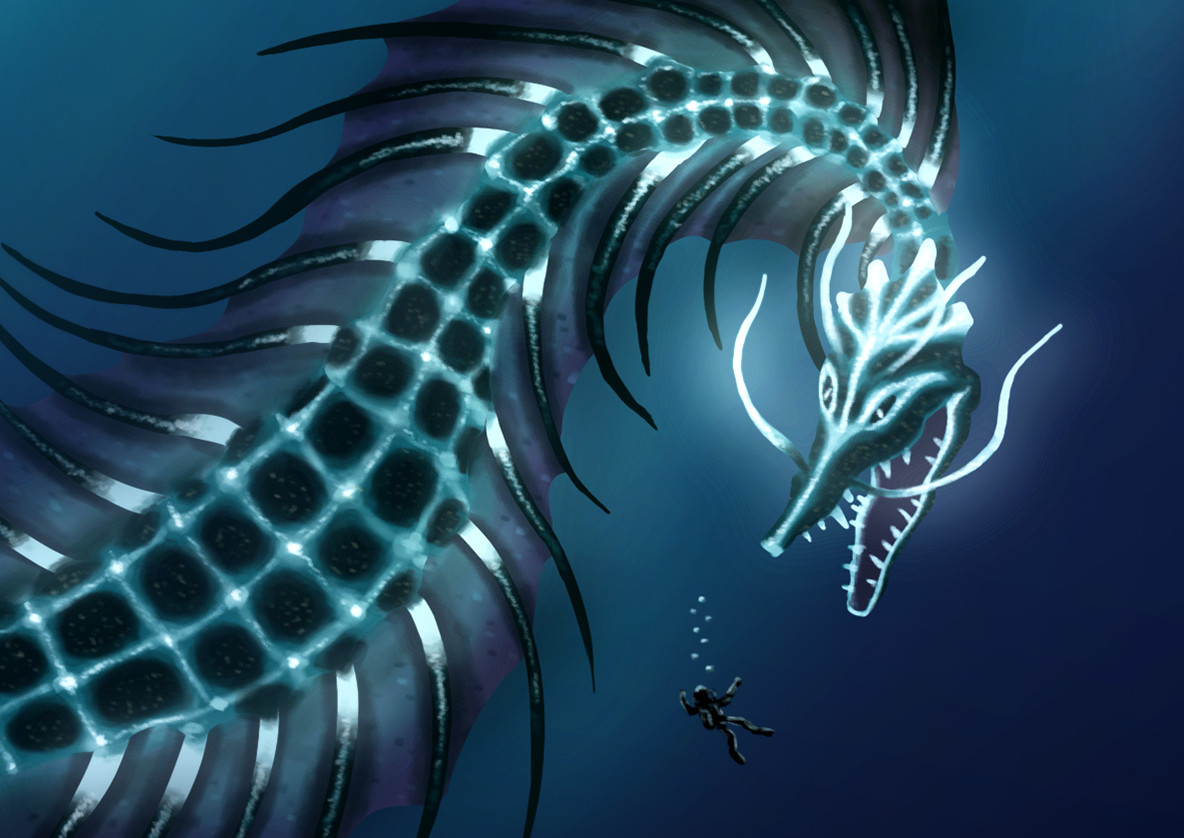 ArtStation - Aquatic Dragon Practice