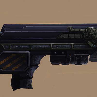 ArtStation - Dwarf Submachine Gun