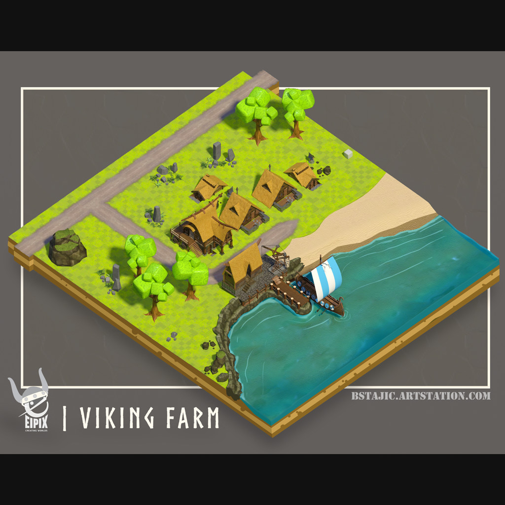 ArtStation - Viking Farm