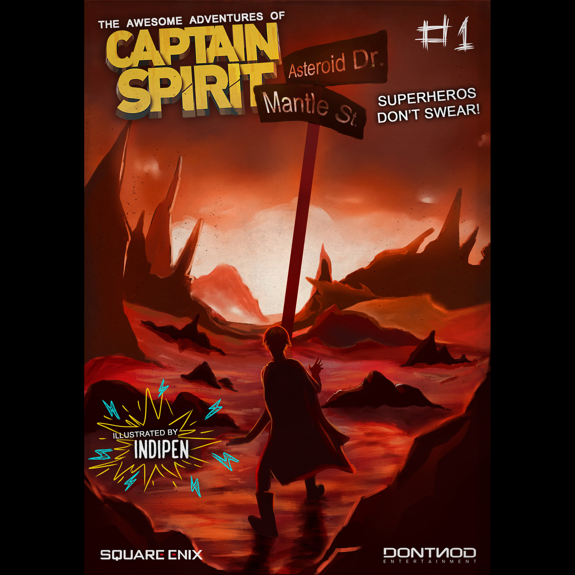 ArtStation - Captain Spirit Comic Book (Fanart)