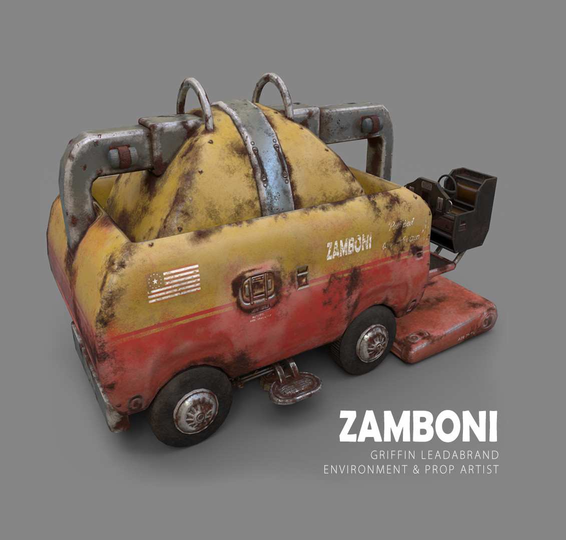 Griffin Leadabrand - Zamboni 3D Game Prop