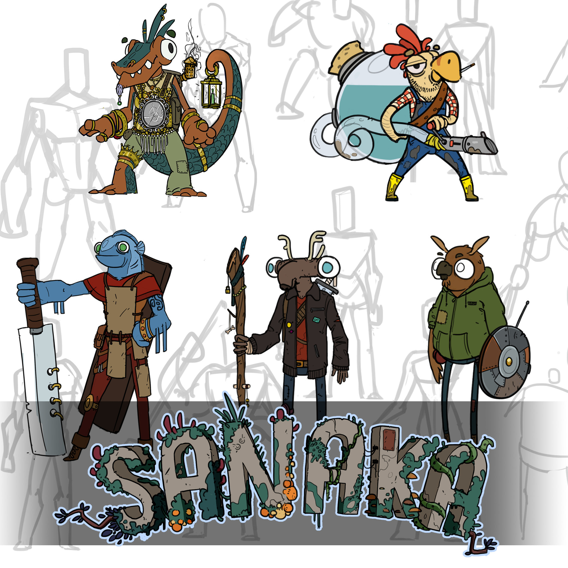 ArtStation - SANAKA : Characters, Théo Besson