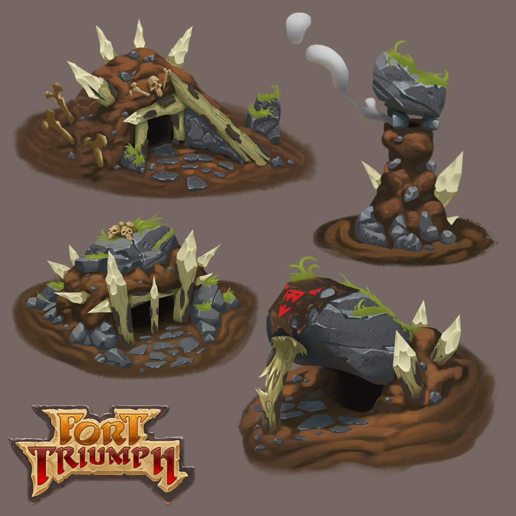 ArtStation - Fort Triumph | Goblin Village