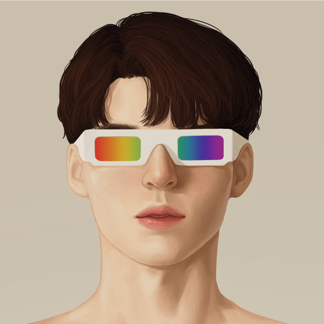 ArtStation - Looking at the World through Rainbow-Colored Glasses