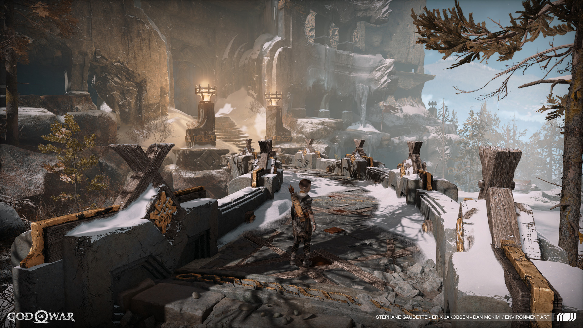 ArtStation - God of War - Midgard Forest