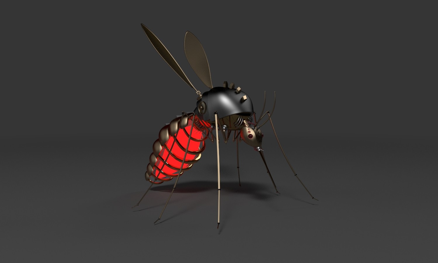 ArtStation - Robotic Insect Modelling (With reference)
