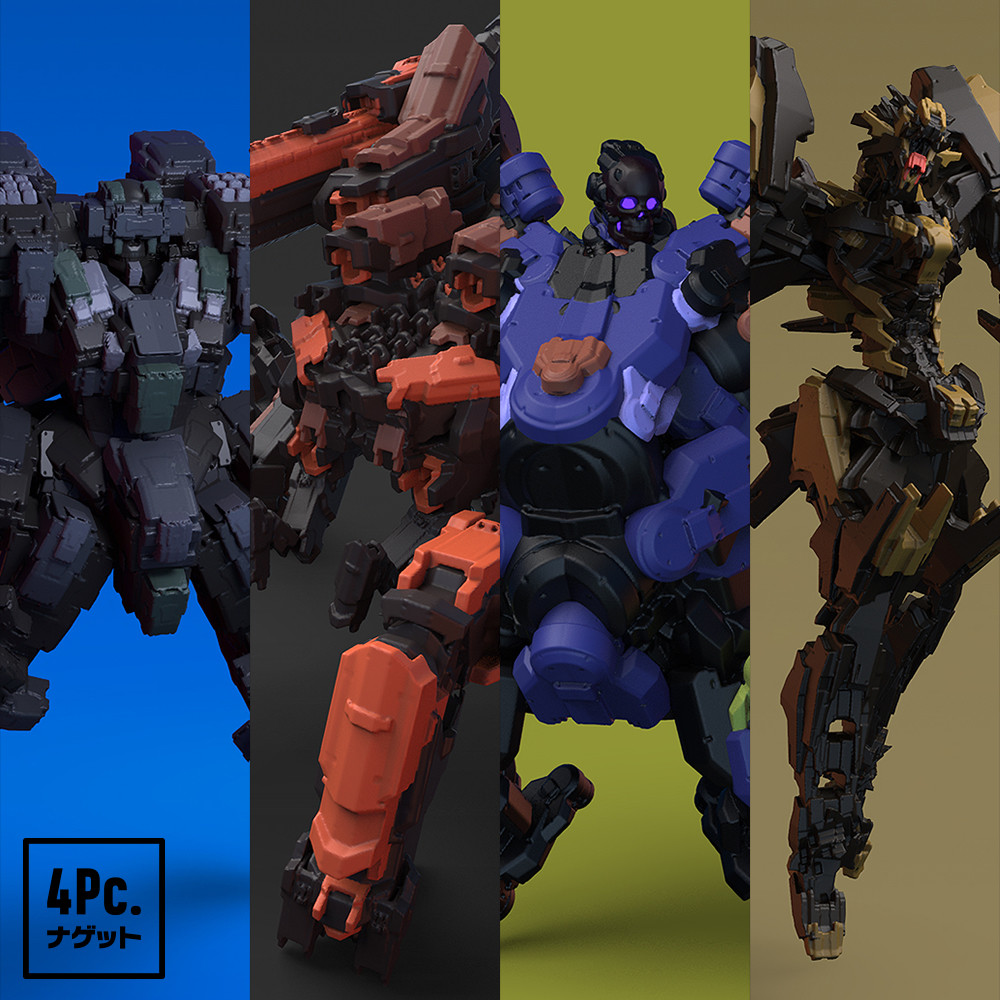 ArtStation - MechNuggets_4Pc.