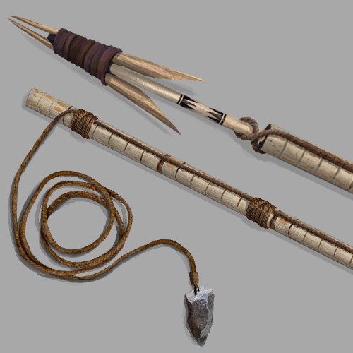 ArtStation - SIKU: trapped between worlds - Prop 02 (harpoon)