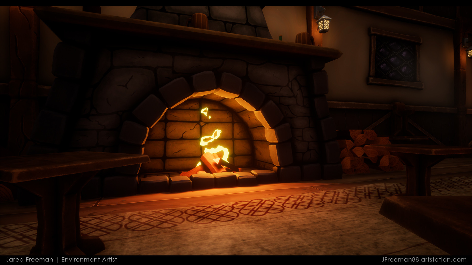 ArtStation - Stylized Tavern - Breakdown