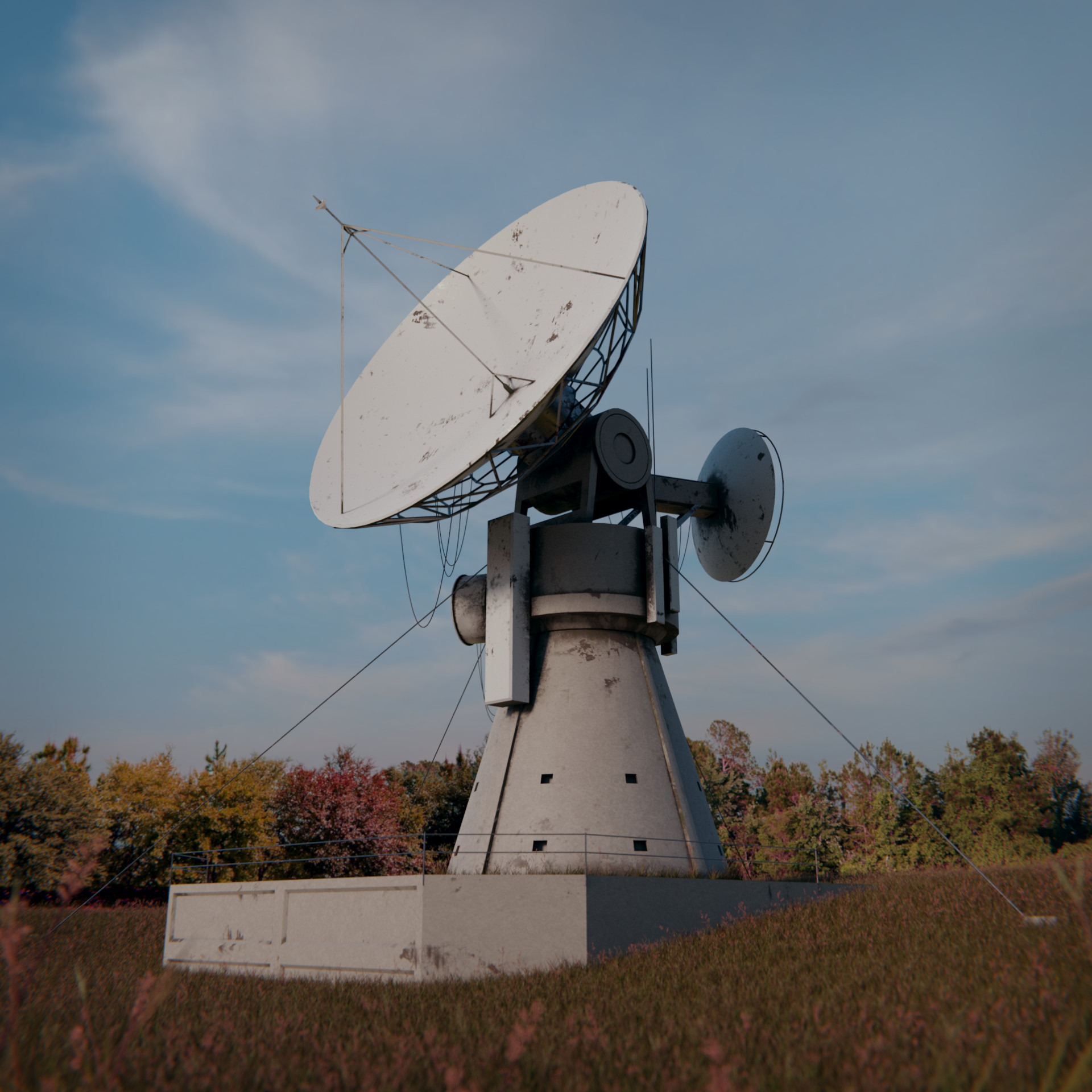 ArtStation - Radar Dish