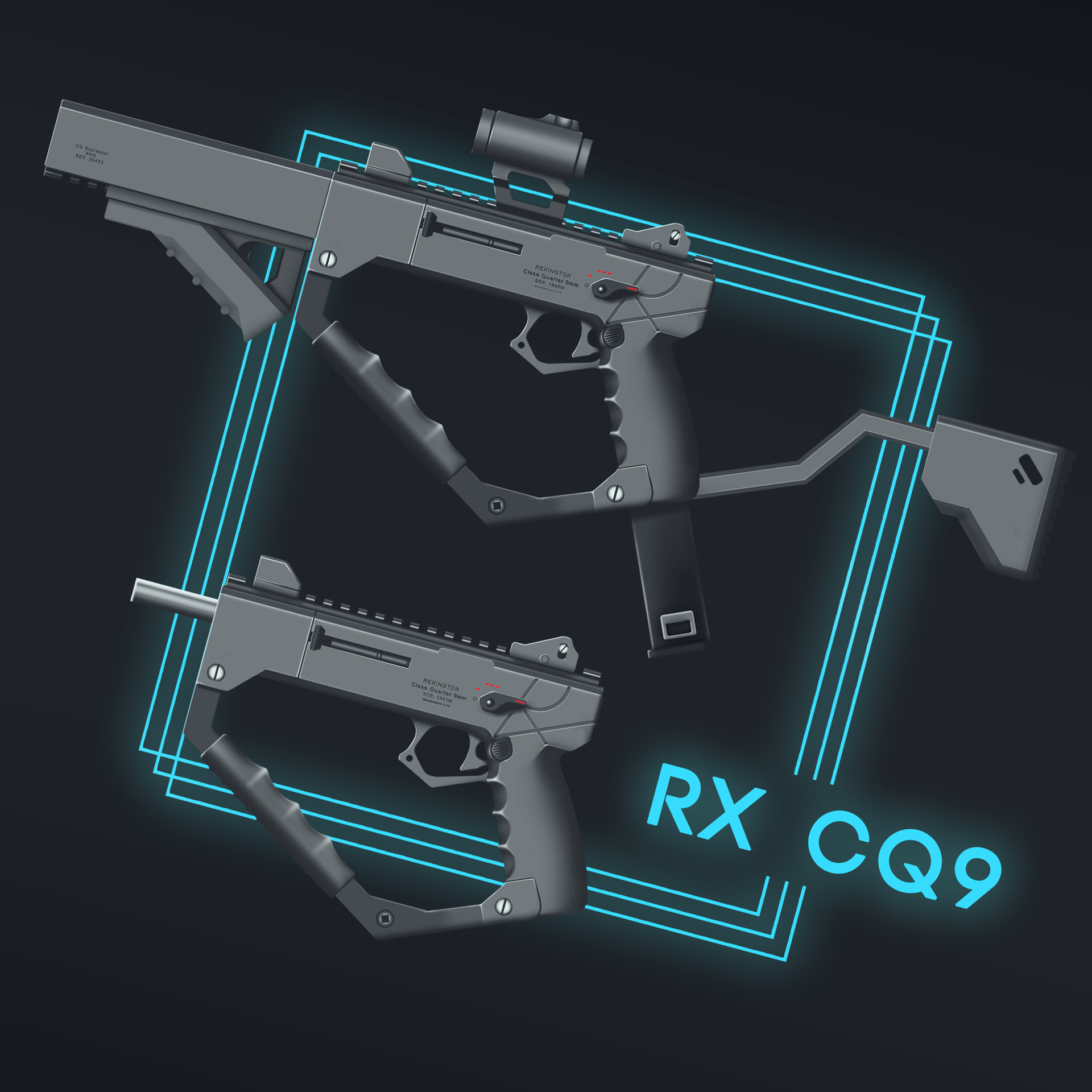 ArtStation - Rexington CQ9 Mk. II