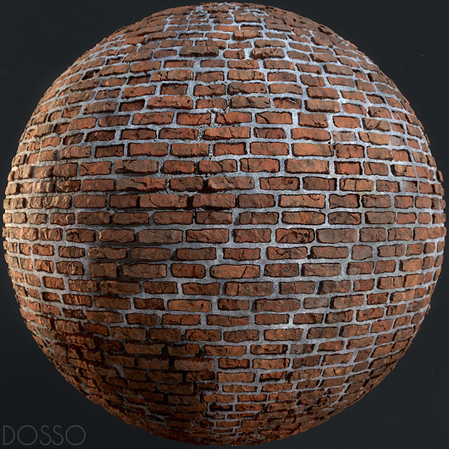 ArtStation - Orange Brick Wall Study