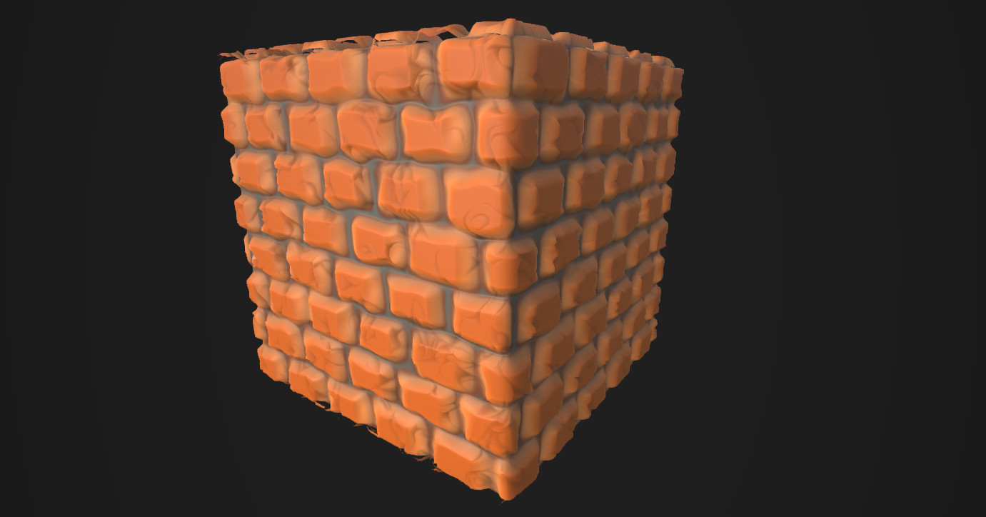 ArtStation - Stylized bricks