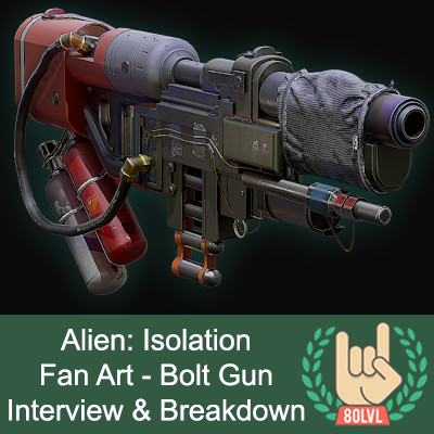 Carl Maddison - Alien: Isolation Fan Art - Bolt Gun 80lv Interview ...