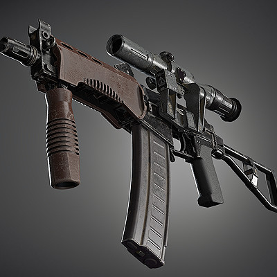 ArtStation - SR3M Compact Assault Rifle