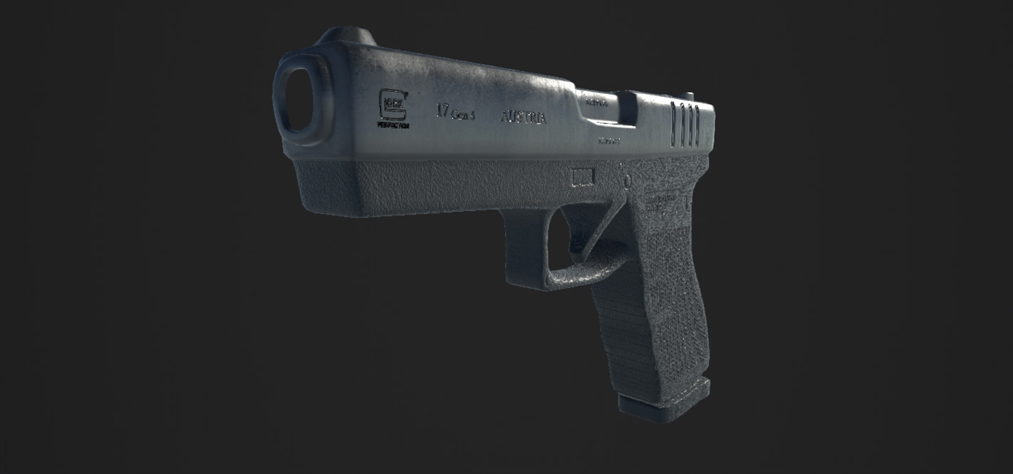ArtStation - Low Poly Glock