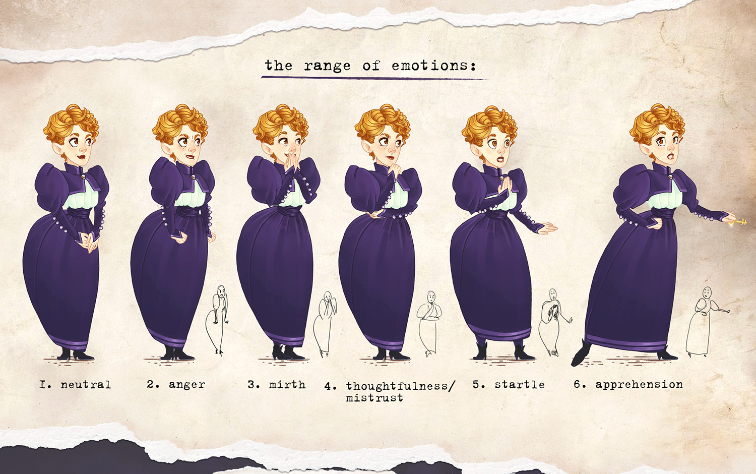 ArtStation - Sherlock Holmes' Card Index: miss Violet Hunter