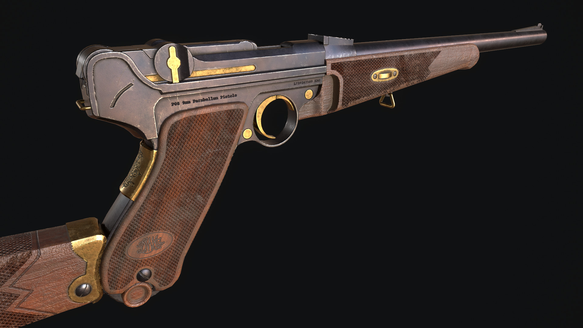 ArtStation - Luger Carbine