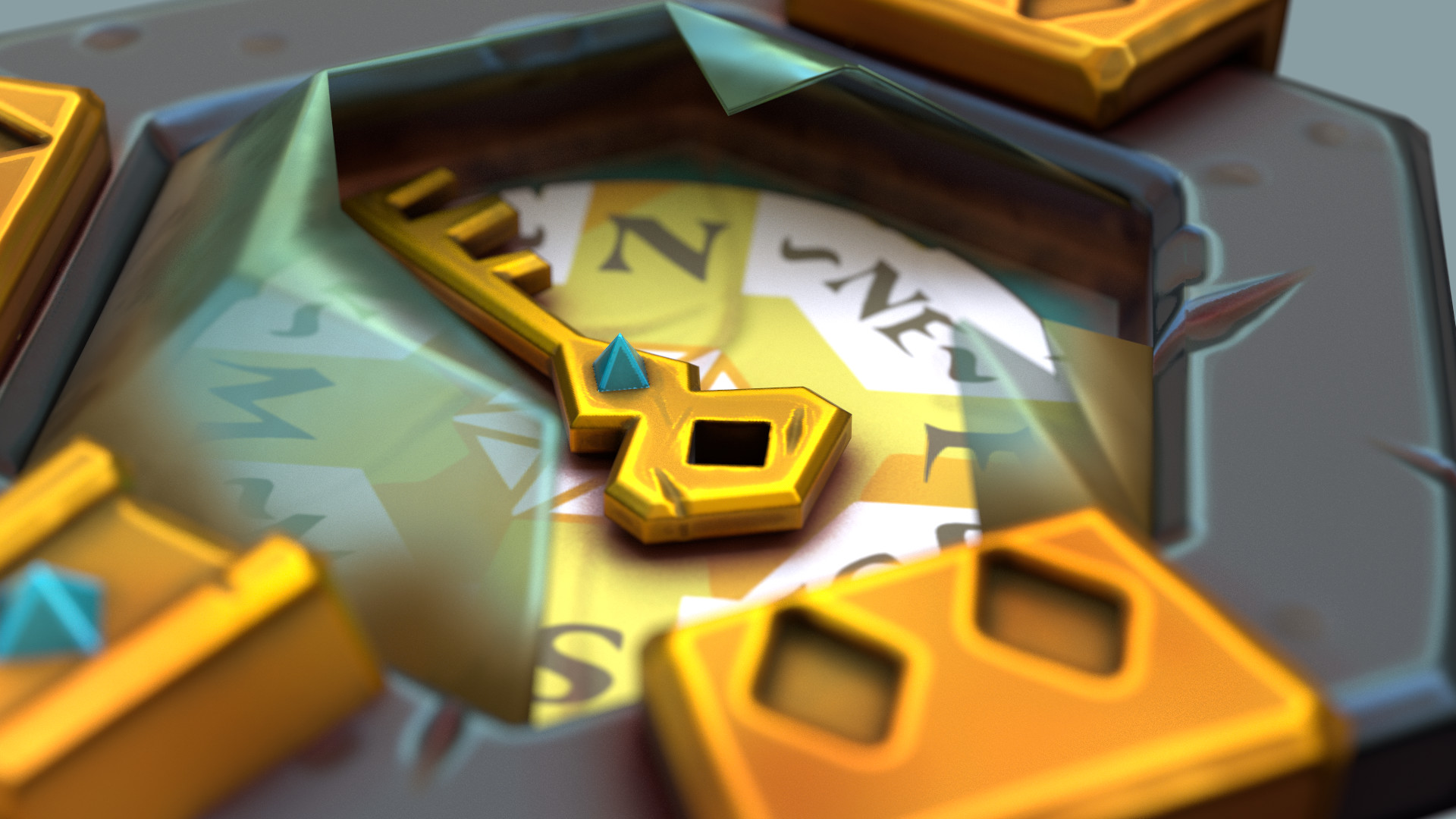 ArtStation - Stylized Compass