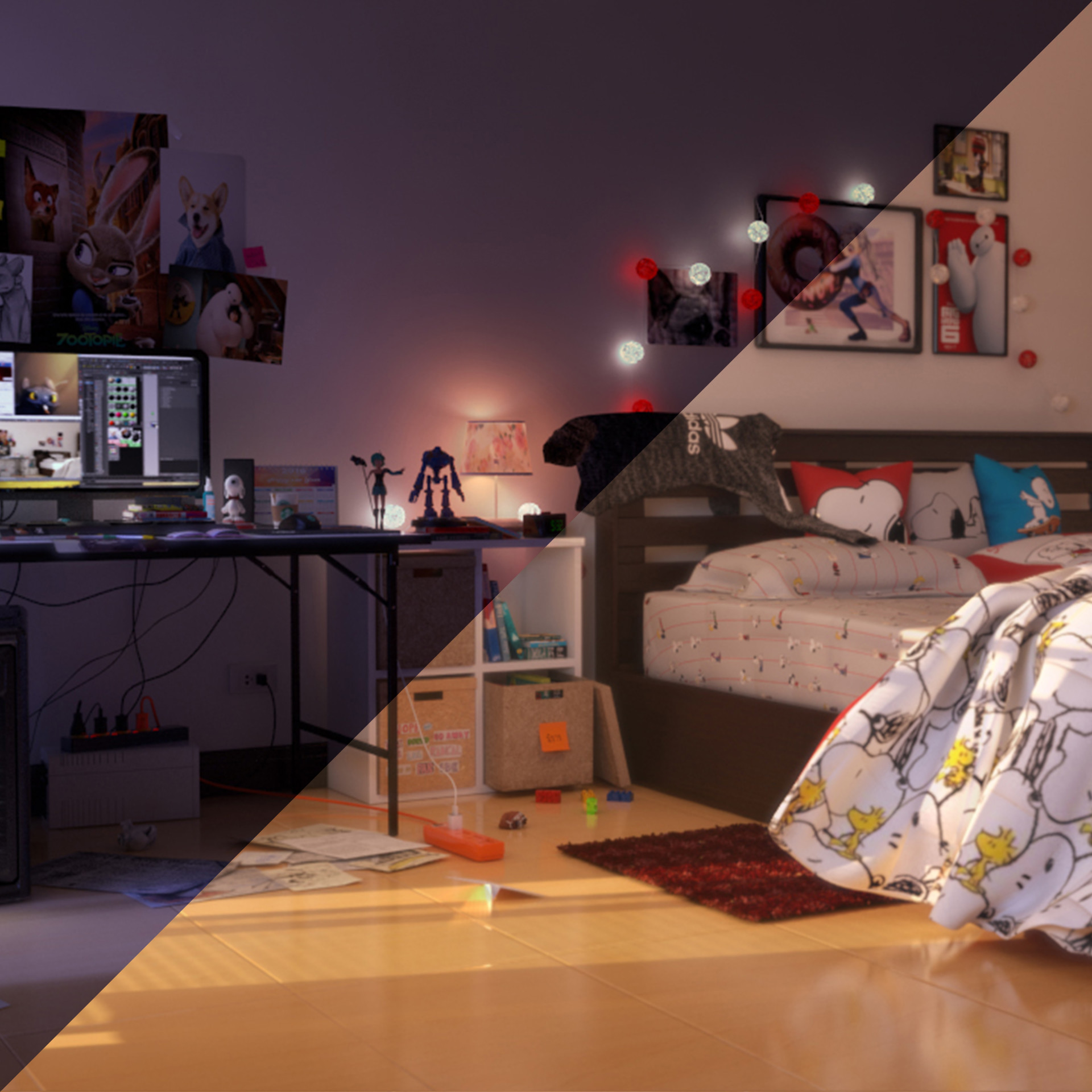 ArtStation - Indoor lighting