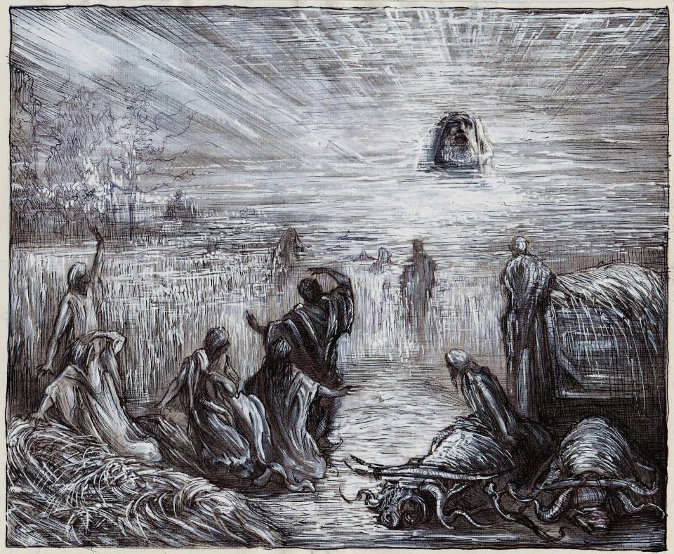 ArtStation - series of drawings "Slavic Mythology - Swaróg" drawing on ...