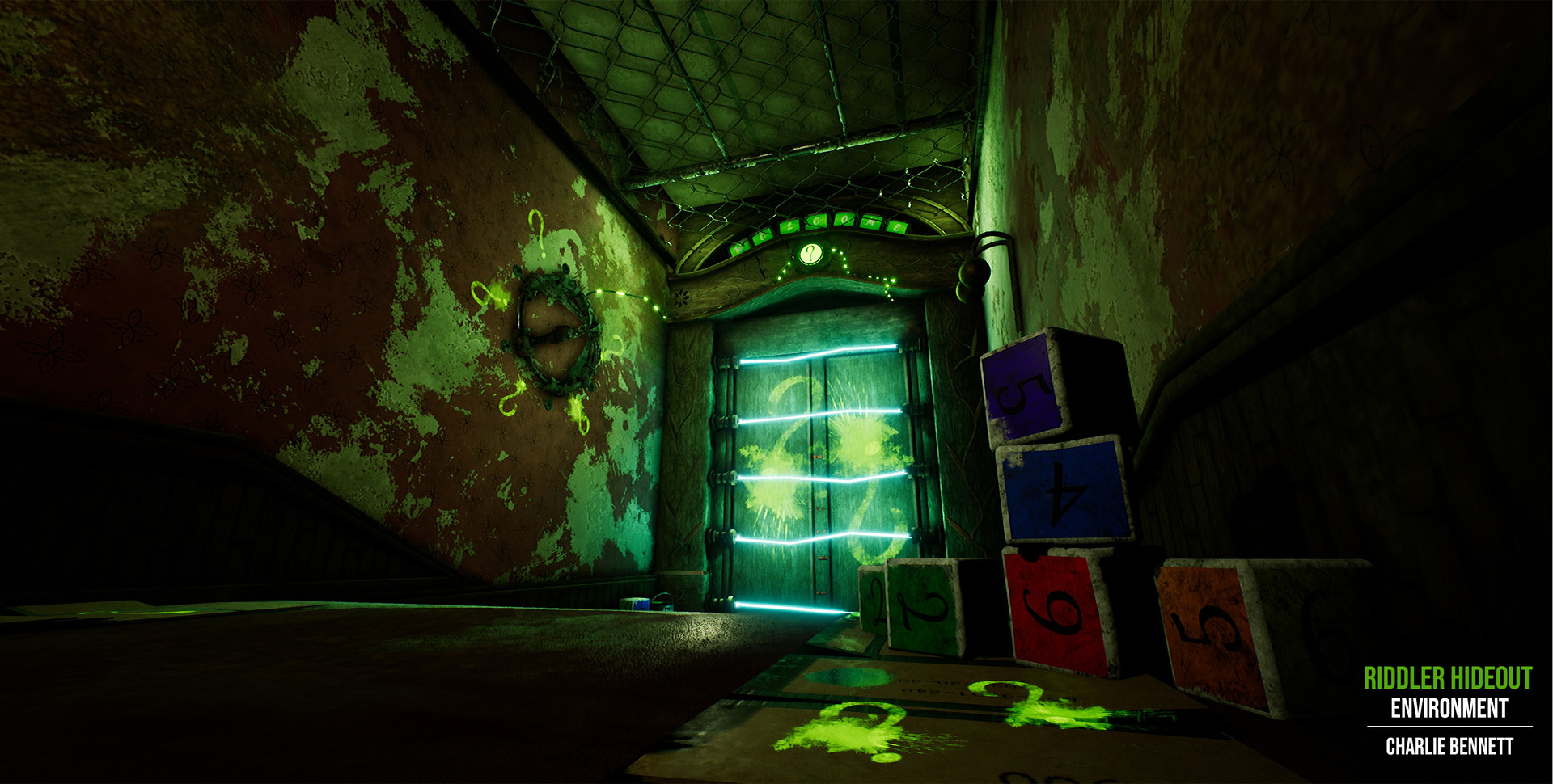 ArtStation - Riddler's Hideout