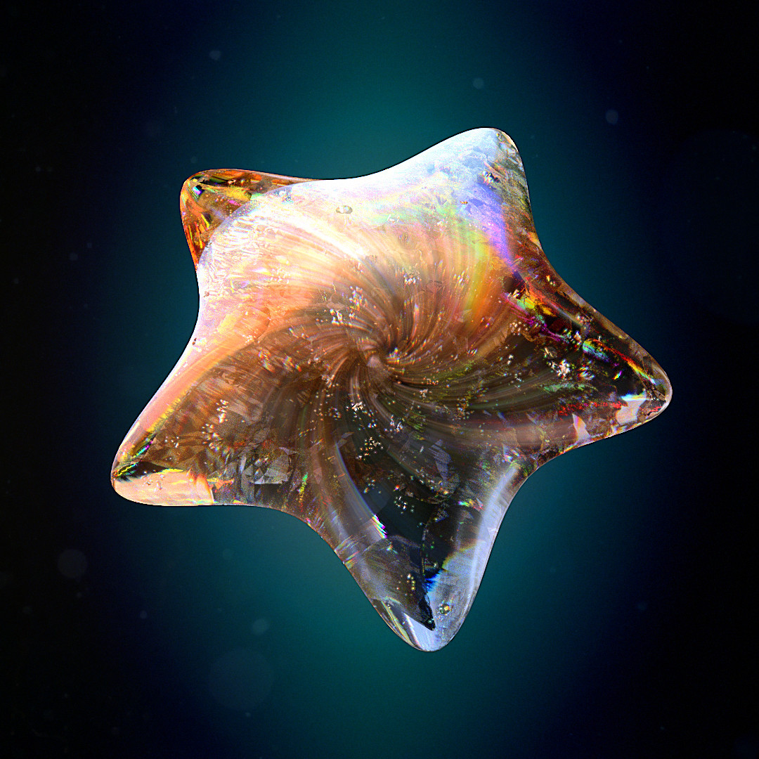 ArtStation - Star shaped swirly gem