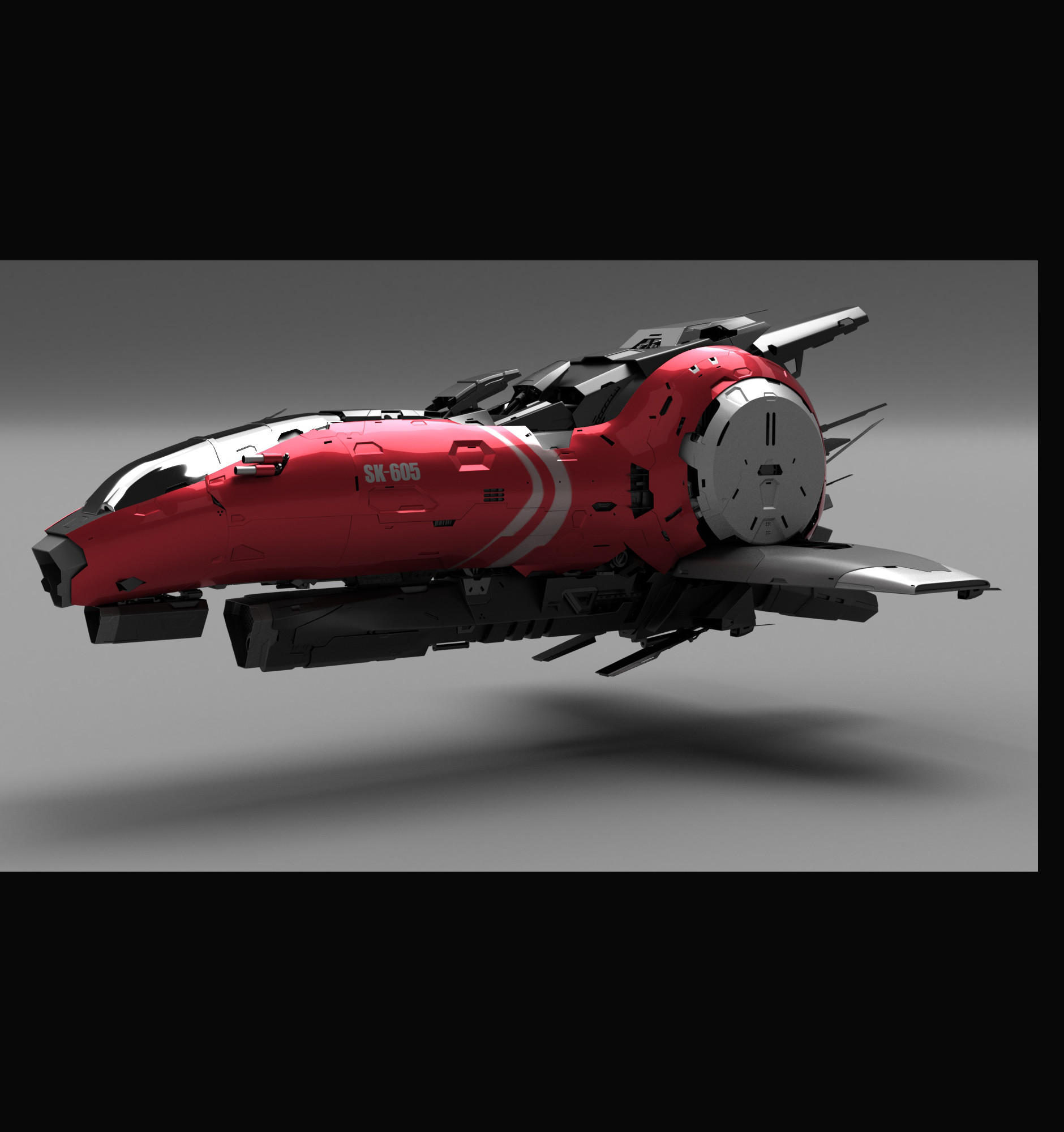 ArtStation - Space Ship Model