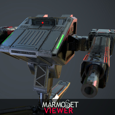 ArtStation - Sci-fi turret