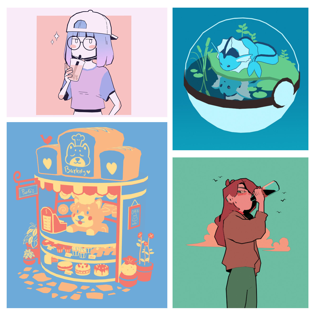 ArtStation - Flat Shaded Models