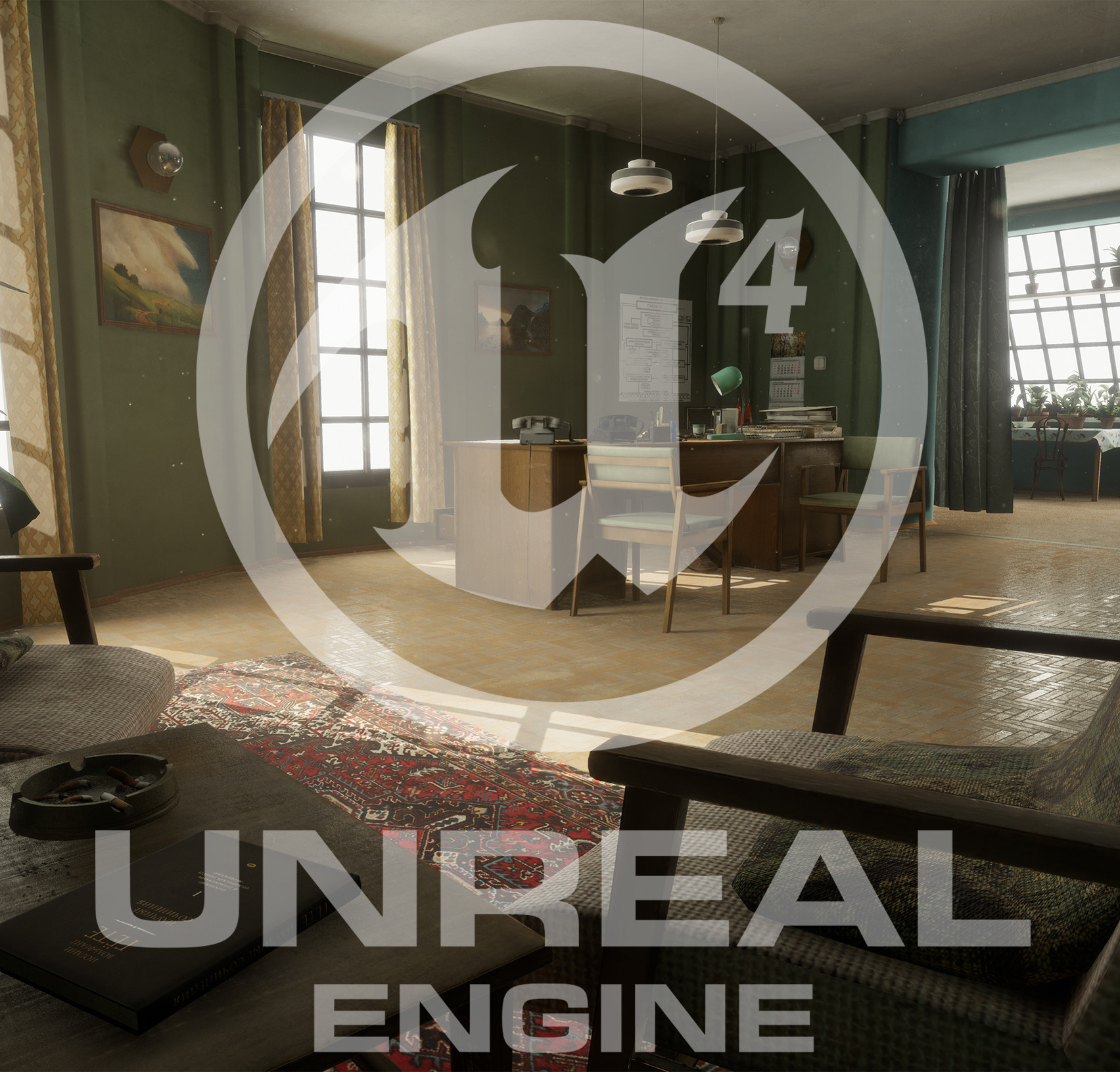 ArtStation - Soviet office