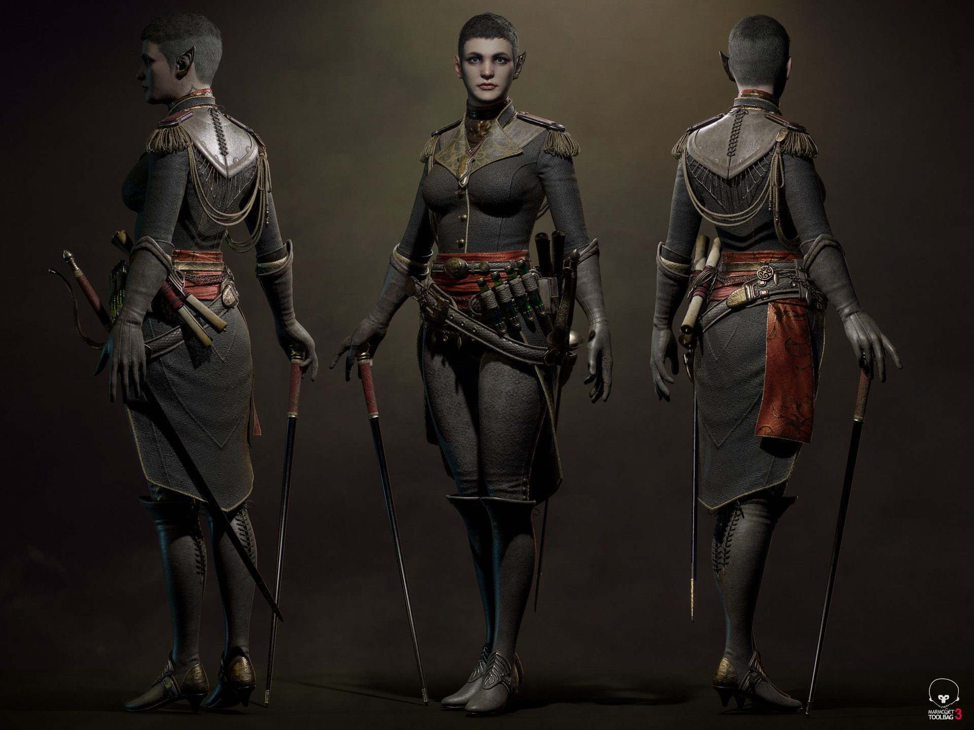 ArtStation - General Dark Elf.