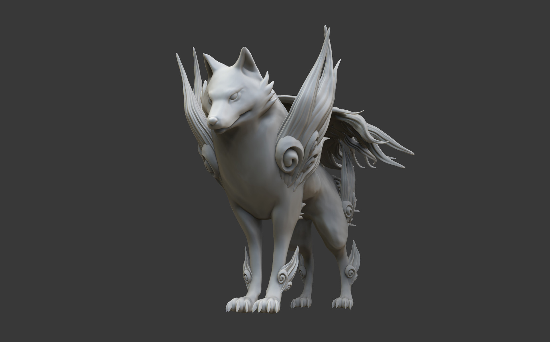 ArtStation - Okami Sculpt WIP