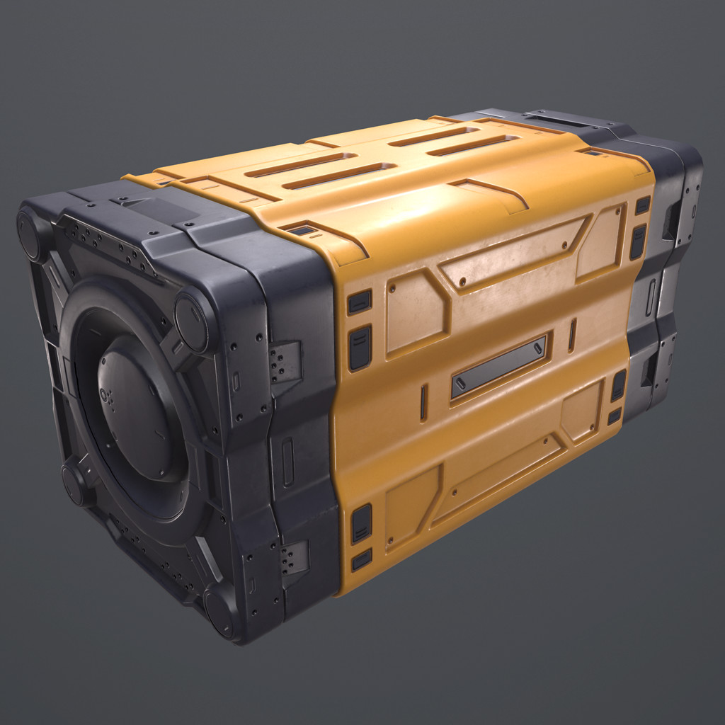 ArtStation - Doom 4 Crate - Fan Art