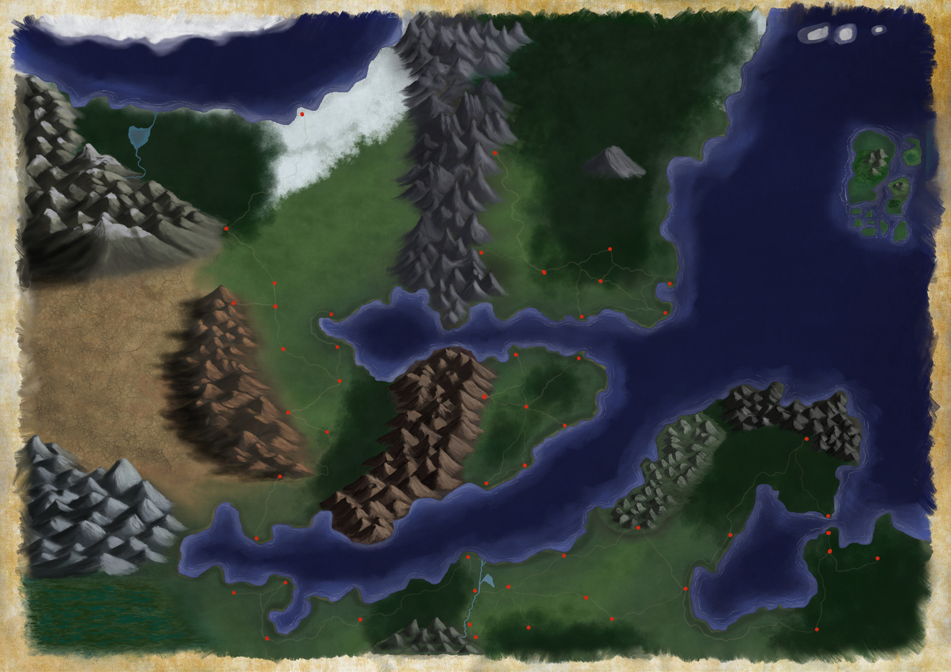 ArtStation - FMP FInale Outcome #2 Full Map The Fork