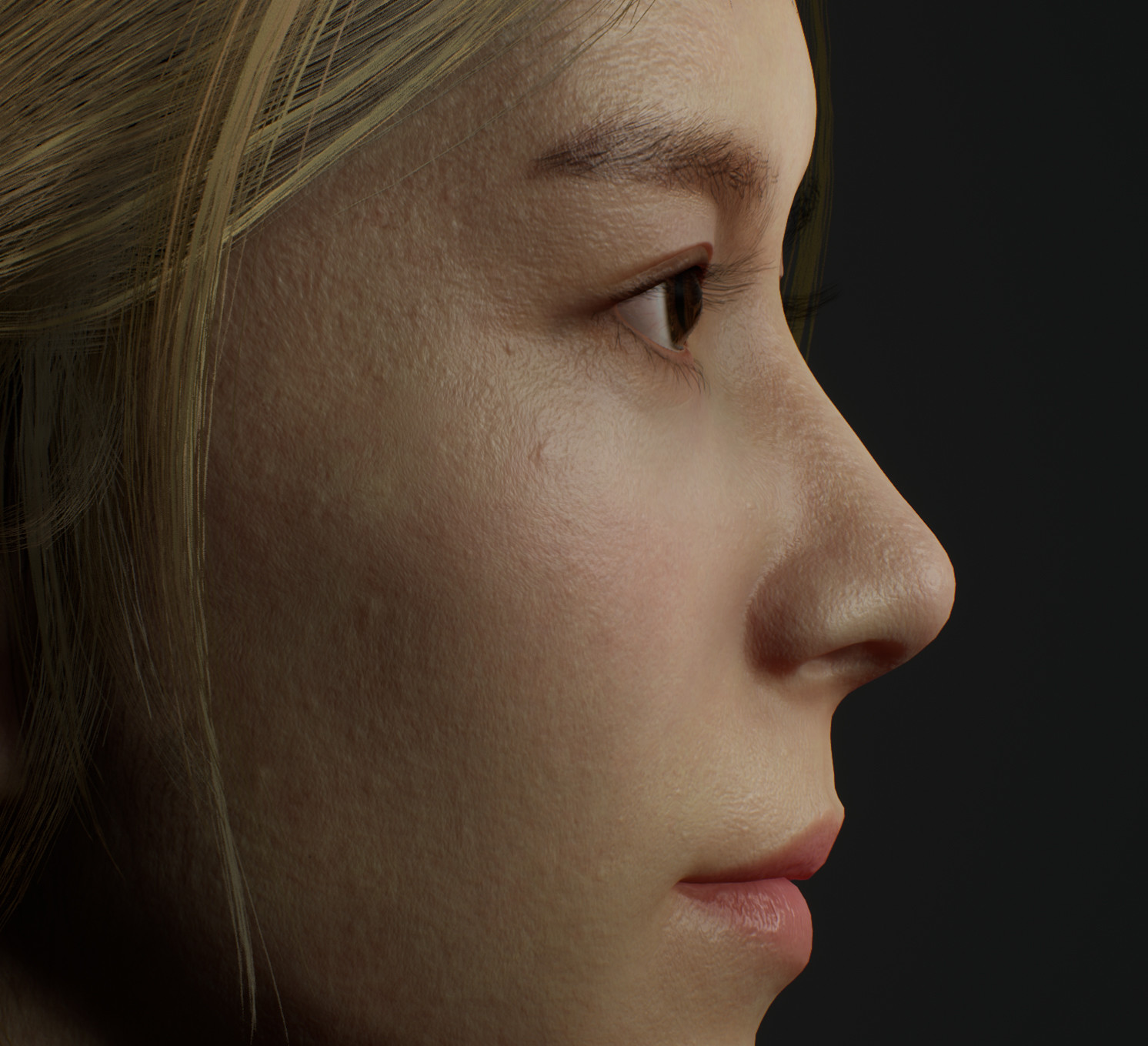ArtStation - Female head shader test