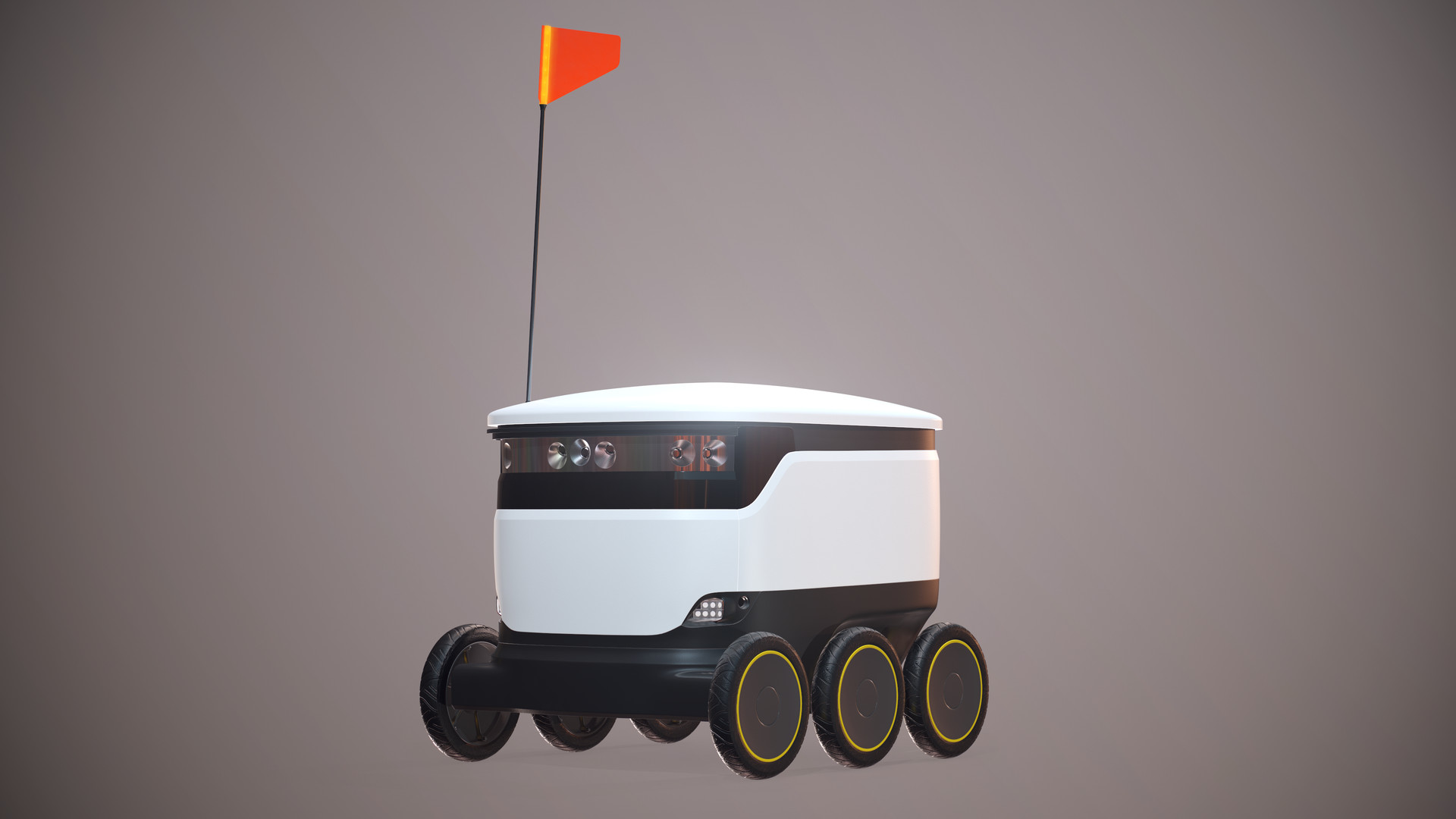 ArtStation - Starship delivery robot