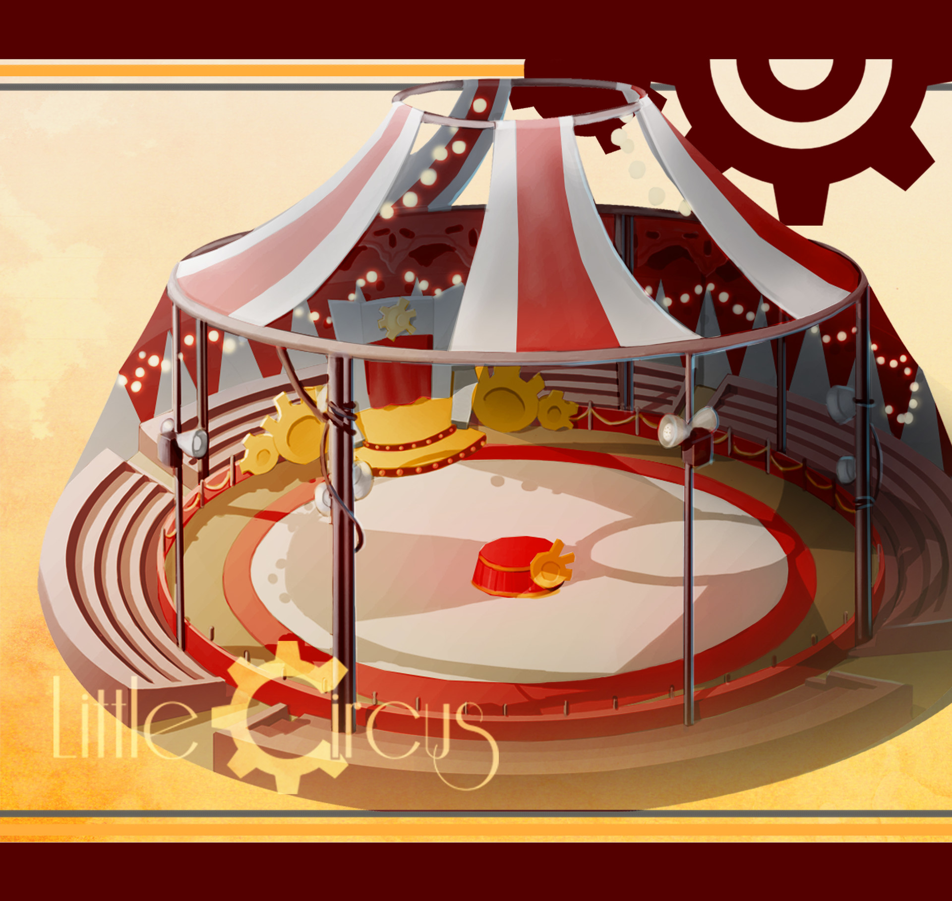 ArtStation - Little Circus-Environment