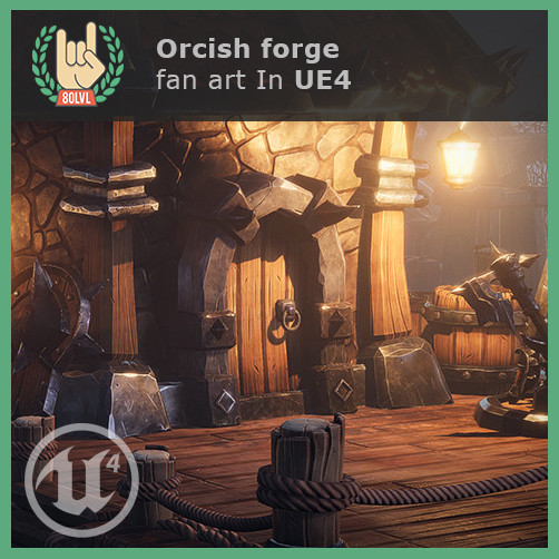 ArtStation - Orcish forge_80lv