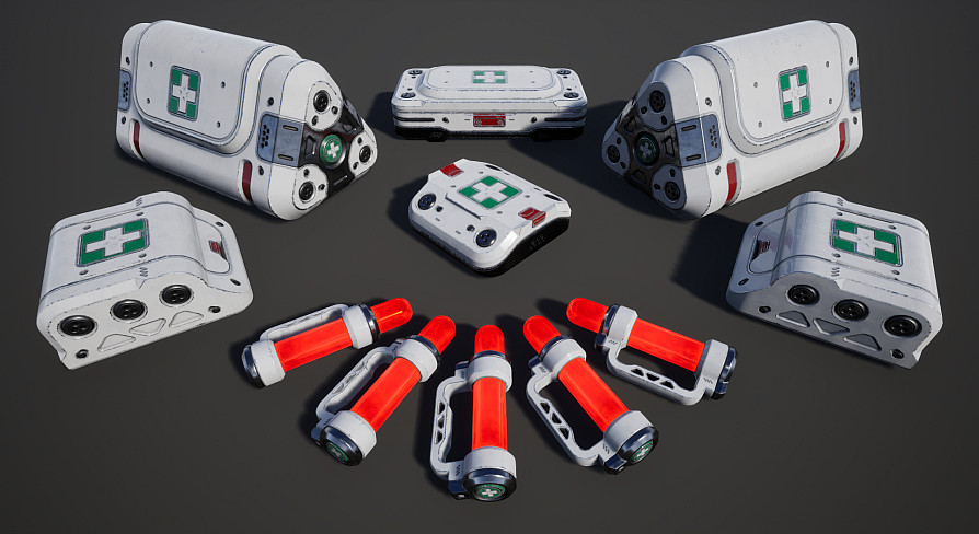 ArtStation - Health Packs