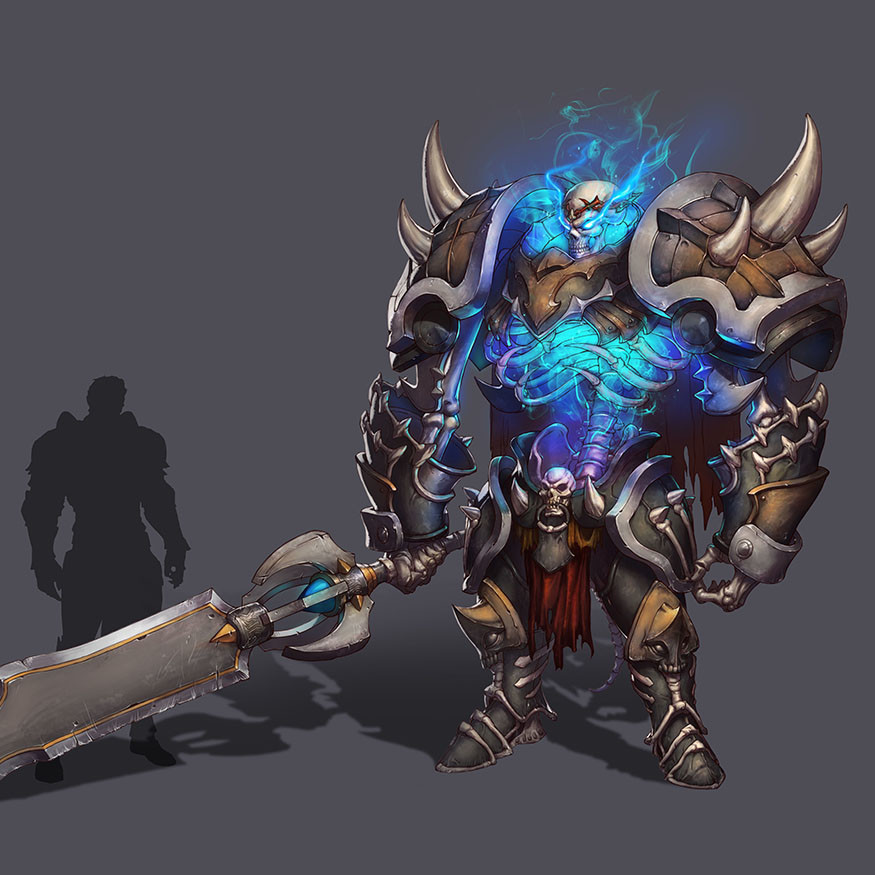 ArtStation - Skeleton Boss Monster