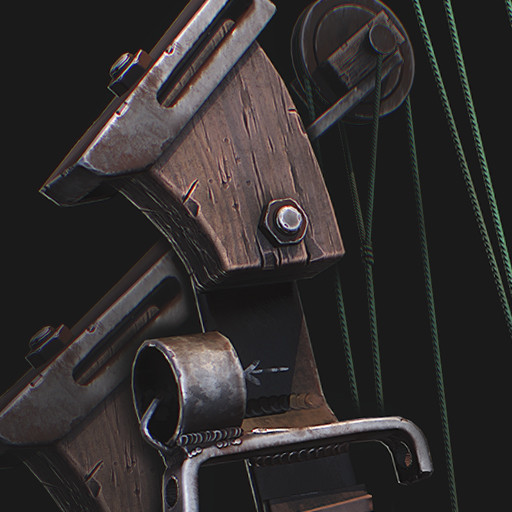 ArtStation - Compound Bow - Rust