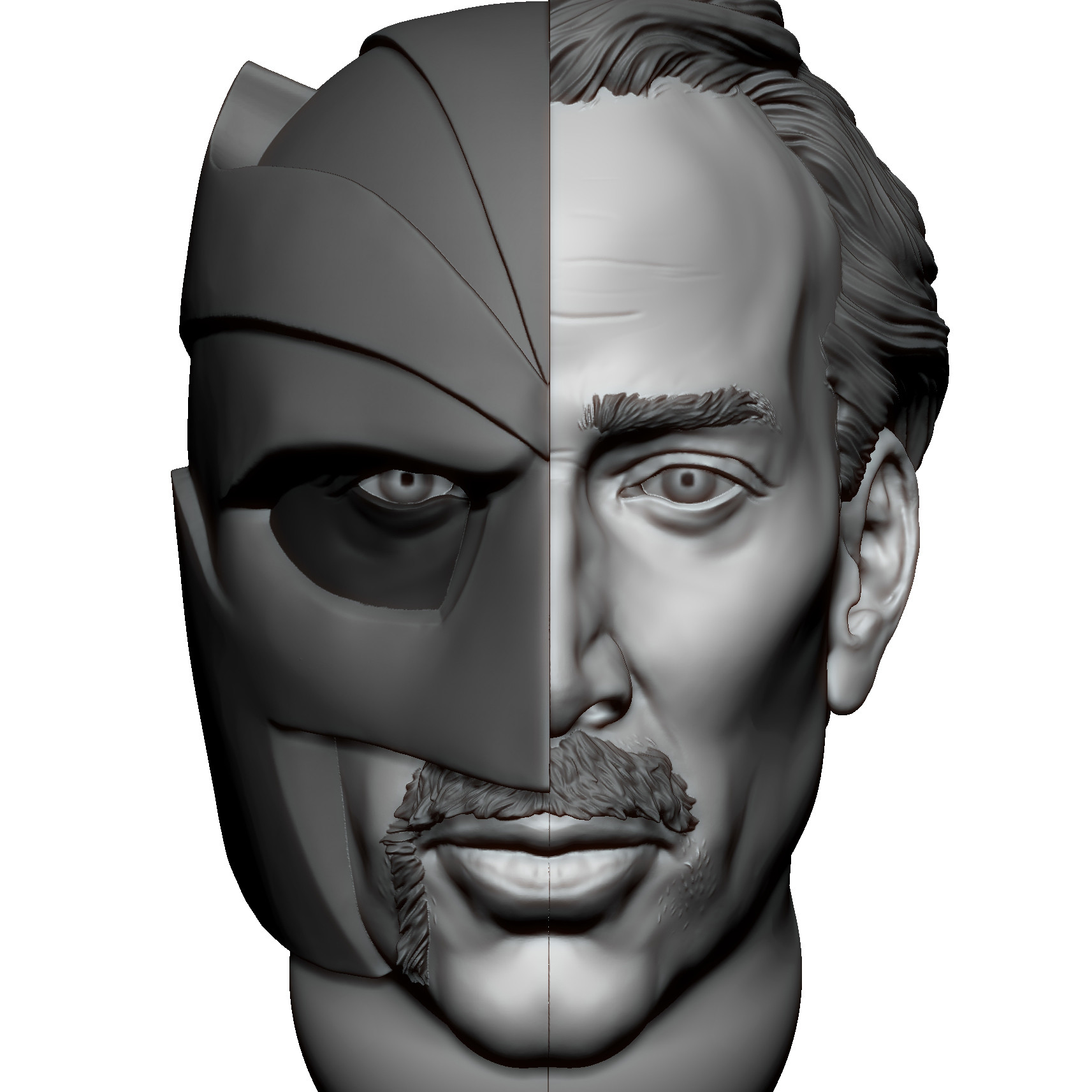 ArtStation - Big Daddy 1:10 Head Sculpt