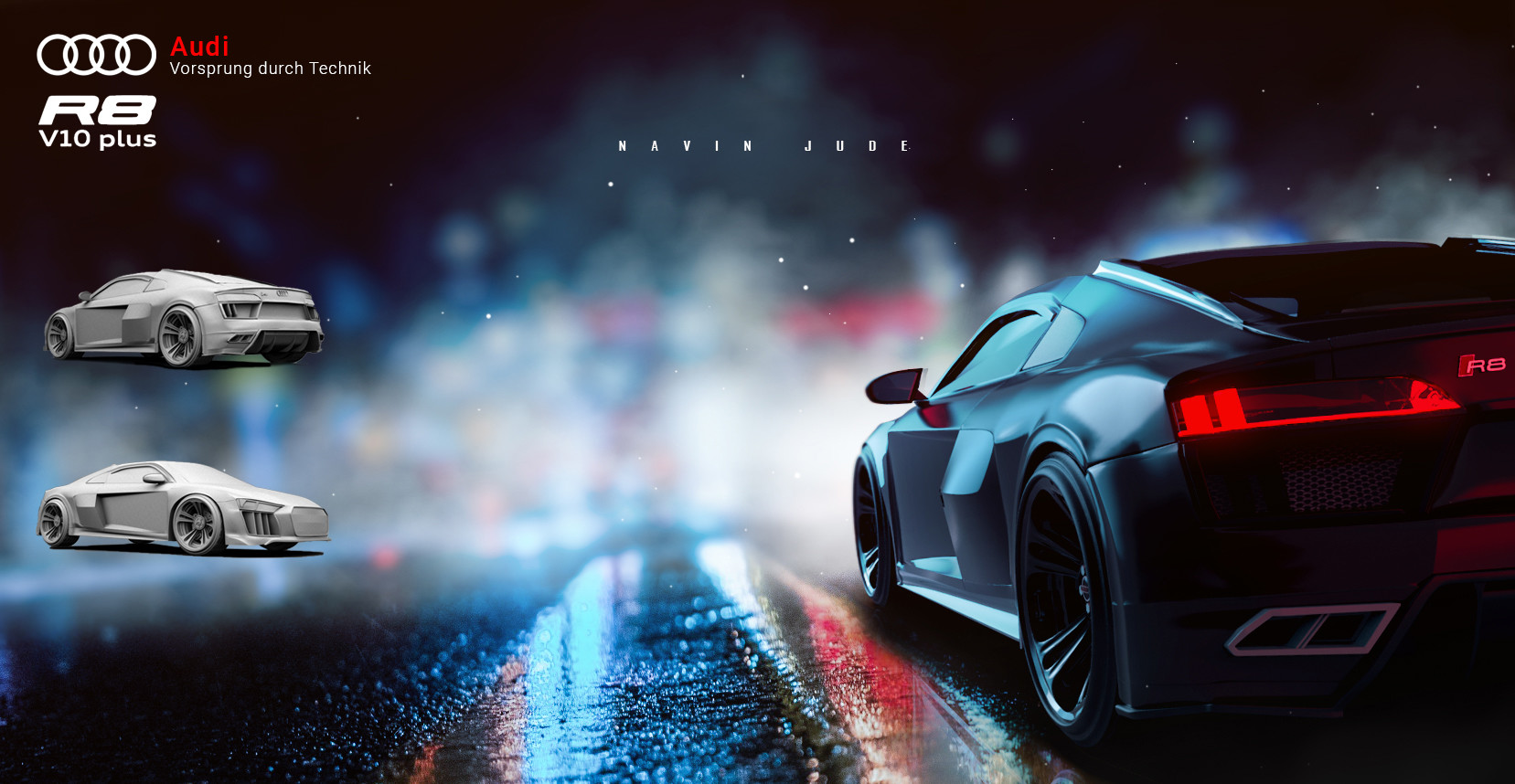 ArtStation - Audi R8 (3d modeling)
