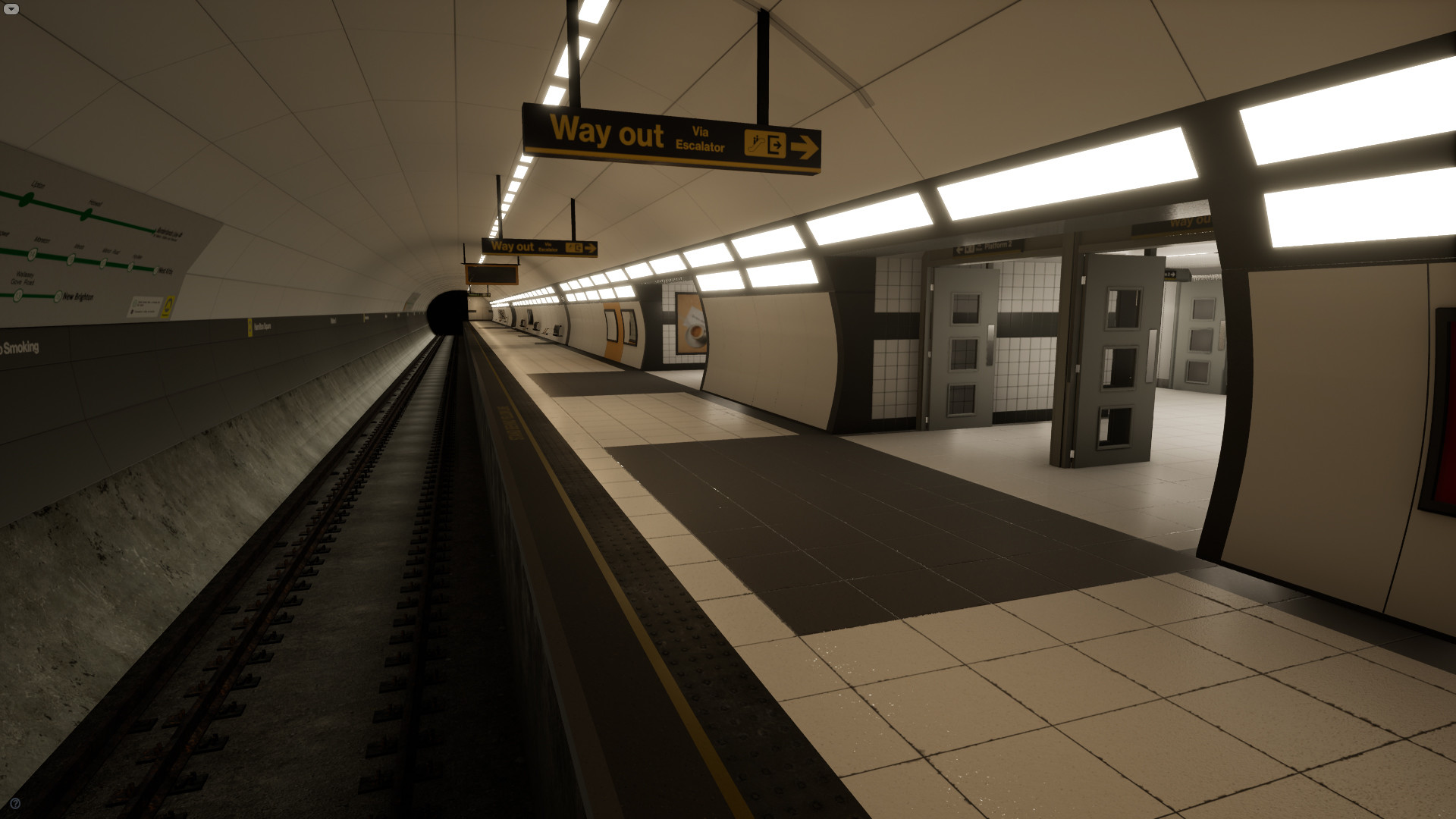 ArtStation - Hamilton Square Station Platform 3